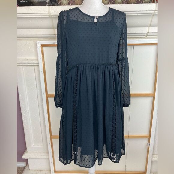 Matilda Jane | Dresses | Matilda Jane Sheer Lace Swissdot Overdress ...